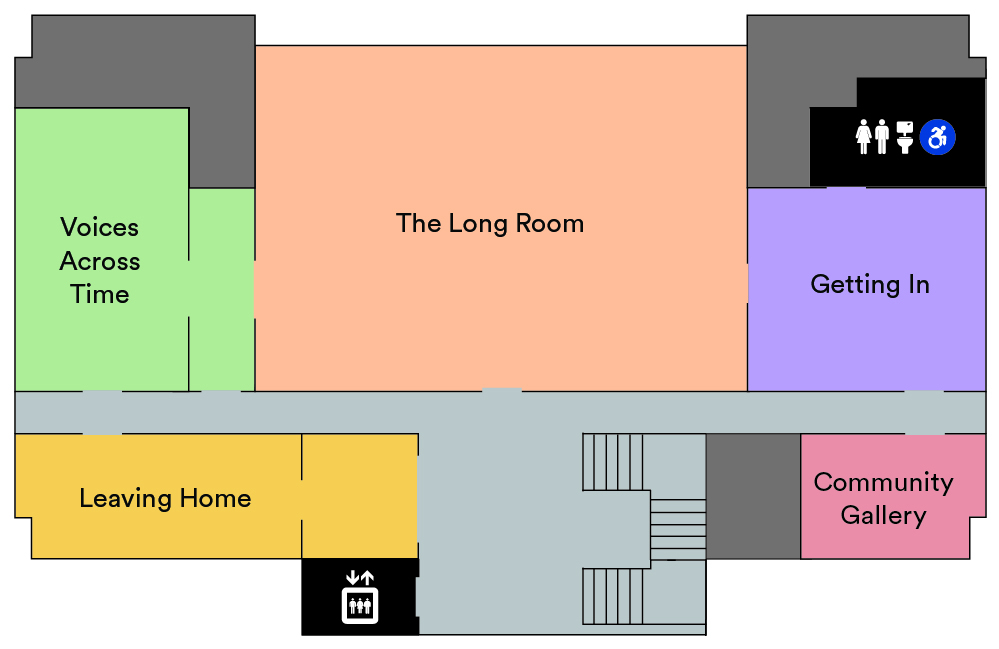 Visitor map - Immigration Museum